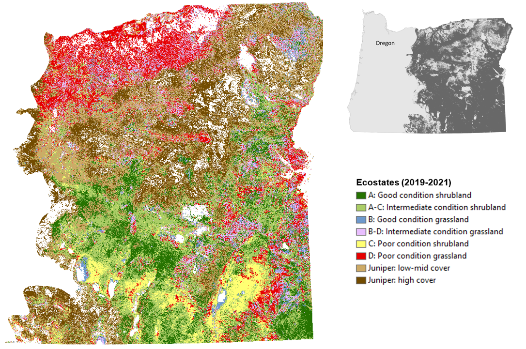 Threat Based Ecostate Map | oregonexplorer | Oregon State University